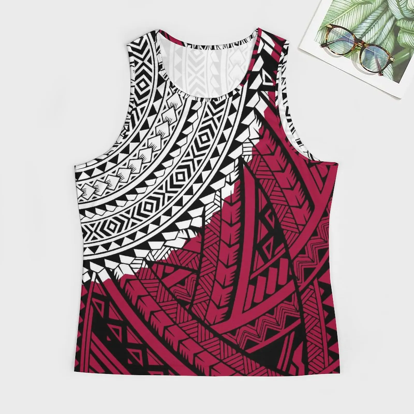Polynesian Tribal Tank Tops Samoan Men Singlets Island Wear ...