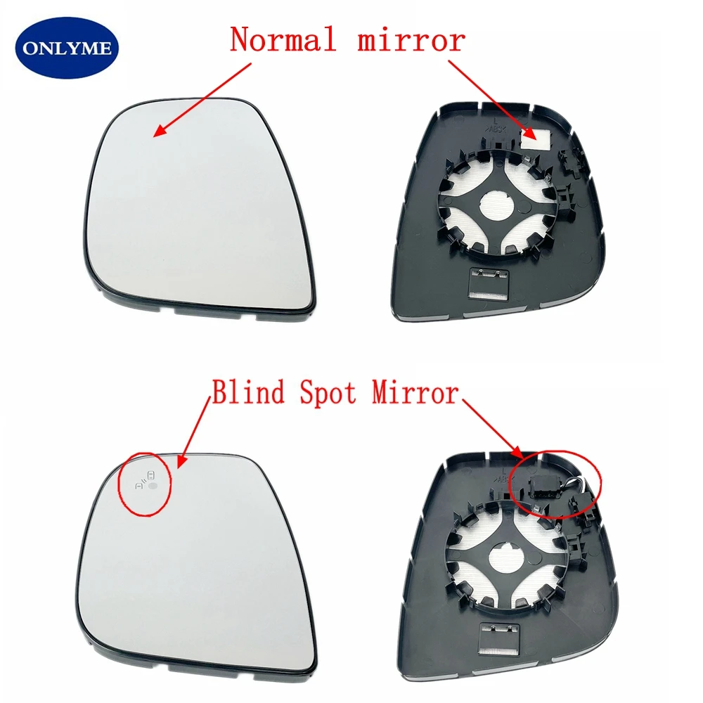 Van-Bus-Heated-Convex-Mirror-Glass-With-Bind-Spot-For-Peugeot-PARTNER ...