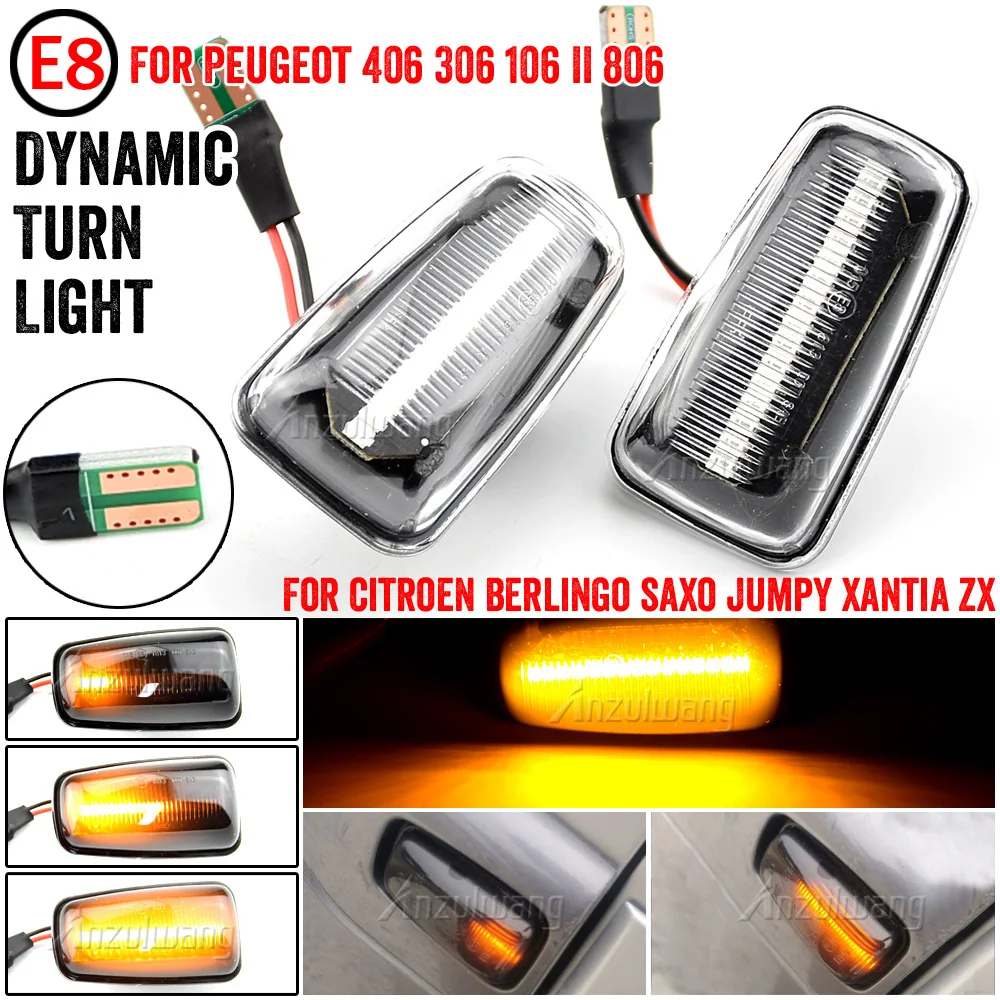 Led-Dynamic-Side-Marker-Turn-Signal-Light-Sequential-Blinker-Lamp-For ...