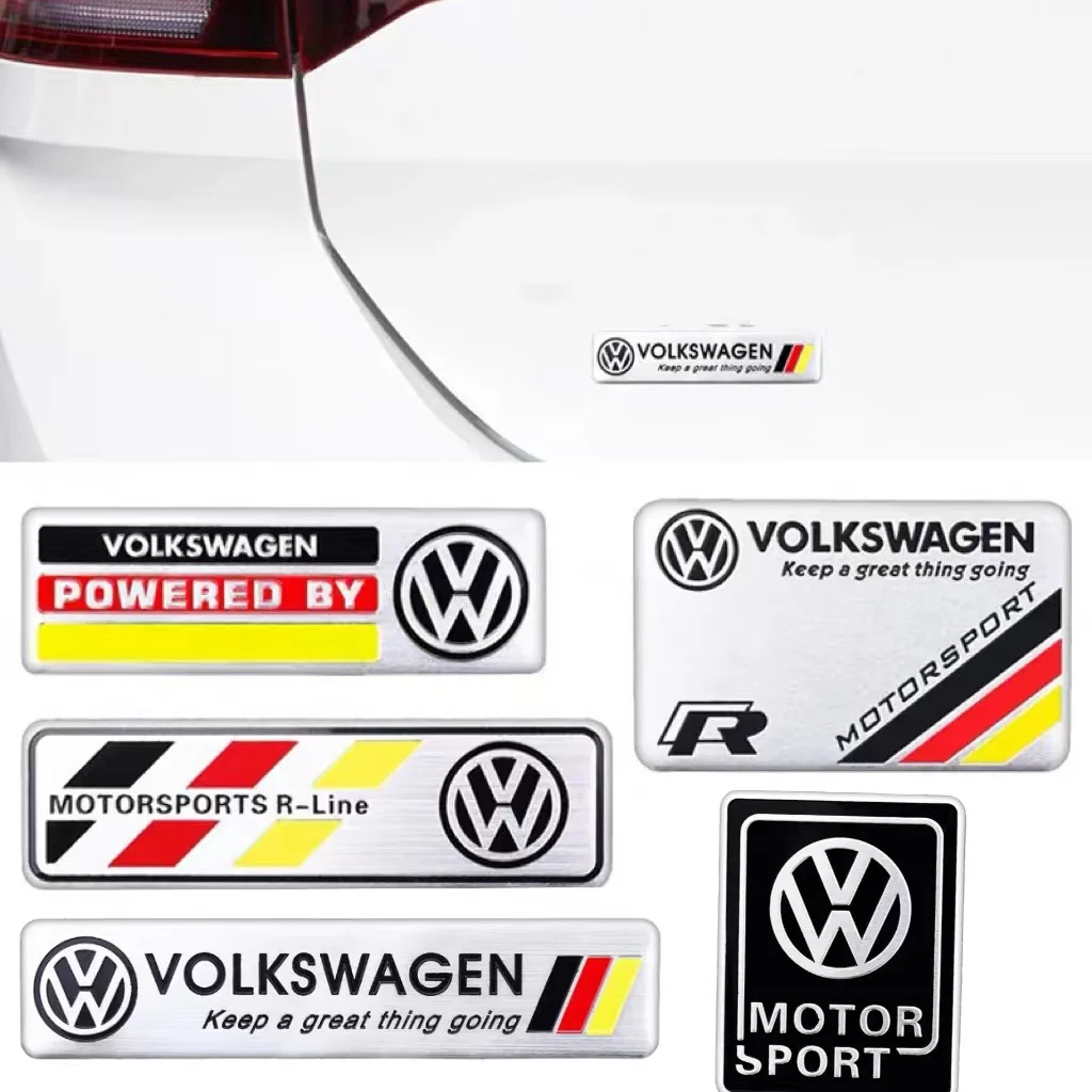 Metal-Decorative-Car-Dody-Scratch-Dlocking-Label-For-VW-Golf-Amarok-T5 ...