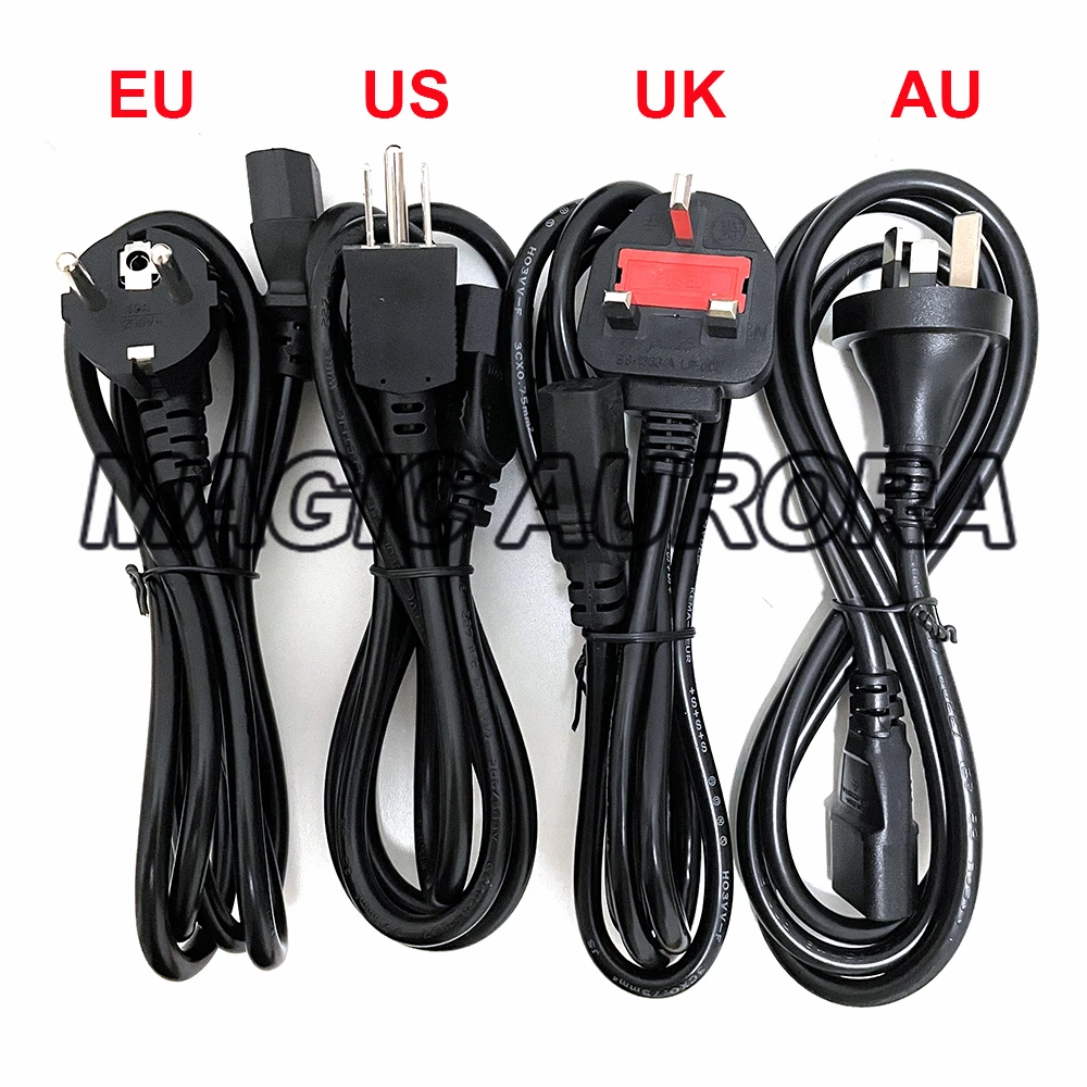 Universal Eu Us Uk Au Br Plug Notebook Power Cable For Ac Adapter ...