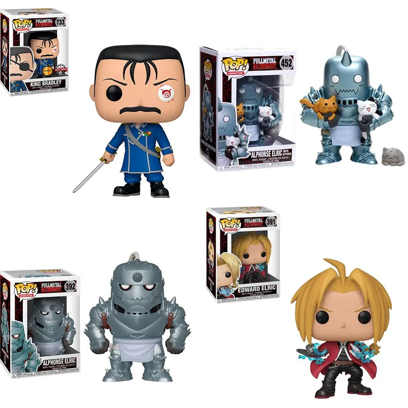 Funko Fullmetal Alchemist EDWARD ELRIC 391# Alphonse Elric 392# Action ...