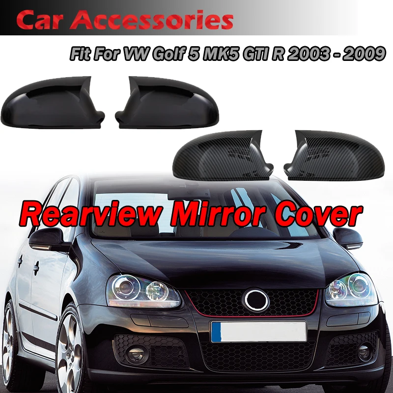 Rhyming Rearview Mirror Cover Wing Mirror Caps Case Horn Fit For VW ...