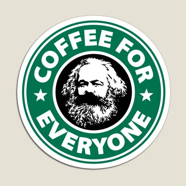 Karl-Marx-Socialist-Coffee-Magnet-Magnetic-Kids-Funny-Stickers-Home ...