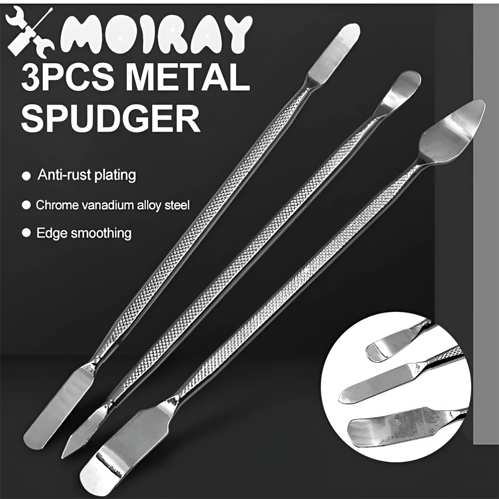 Metal-Spudger-Crowbar-Stainless-Steel-Scraper-Phone-Screen-Opening ...