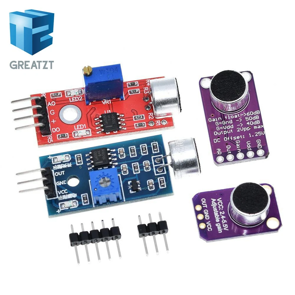 TZT-Selling-Sound-sensor-module-sound-control-sensor-MAX4466-MAX9814 ...