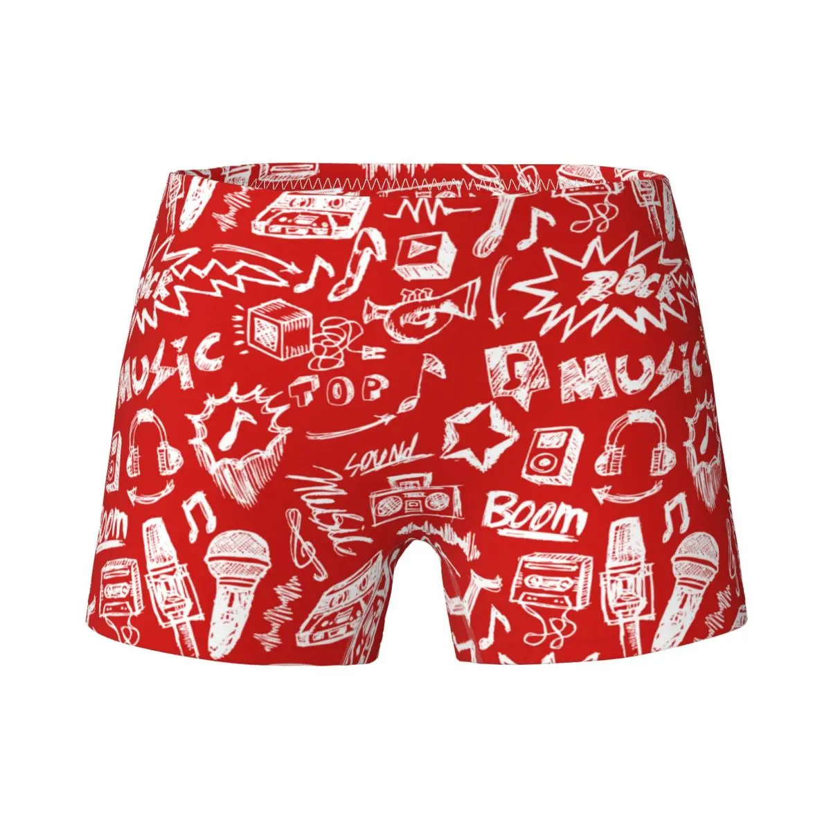 Crianças rock música punk padrão algodão boxer desenhos animados ...