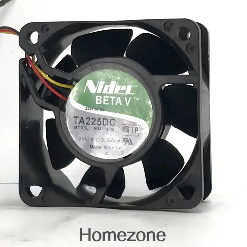 For Nidec 24V 0.16A 6CM Inverter Cooling Fan BETA V TA225DC M34313 16 ...
