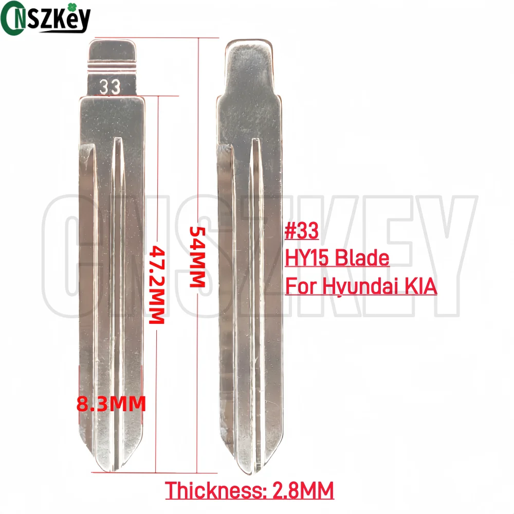 10Pcs/Lot CNSZKEY #33 HY15 Blade High Quality Folding Key Blade For ...