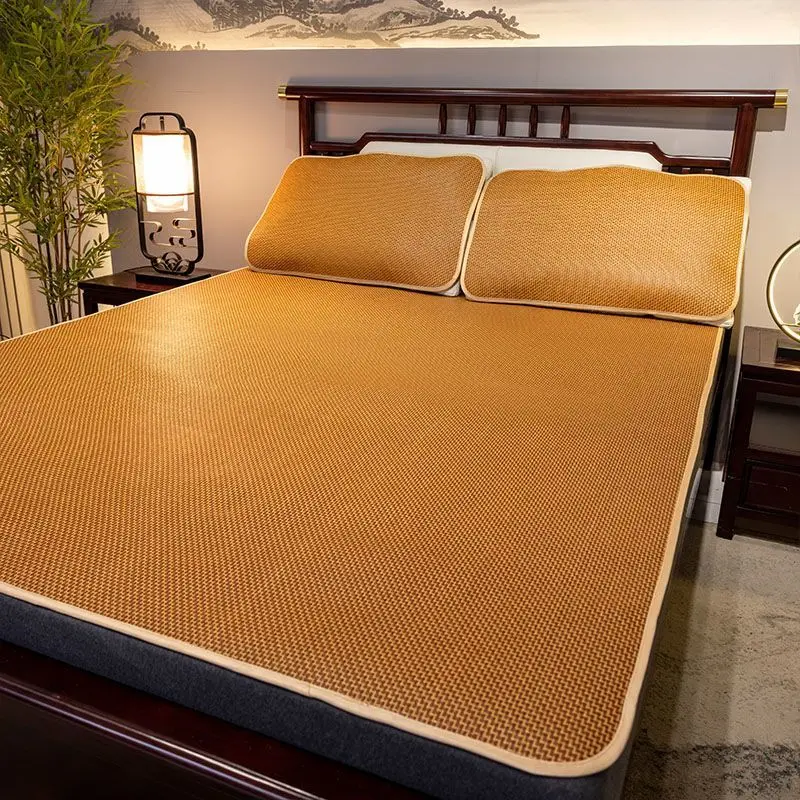 WASART Summer bamboo rattan mattress adult baby cool sleeping mat kit ...
