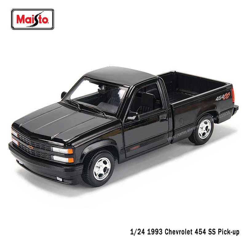 Maisto 1:24 1993 Chevrolet 454 SS Pick-up simulation alloy car model ...