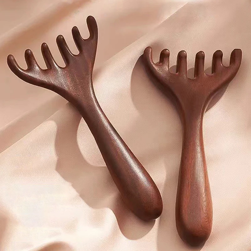 Wide-Tooth-Long-Handle-Comb-Meridian-Tool-Back-Scratcher-Spa-Handheld ...