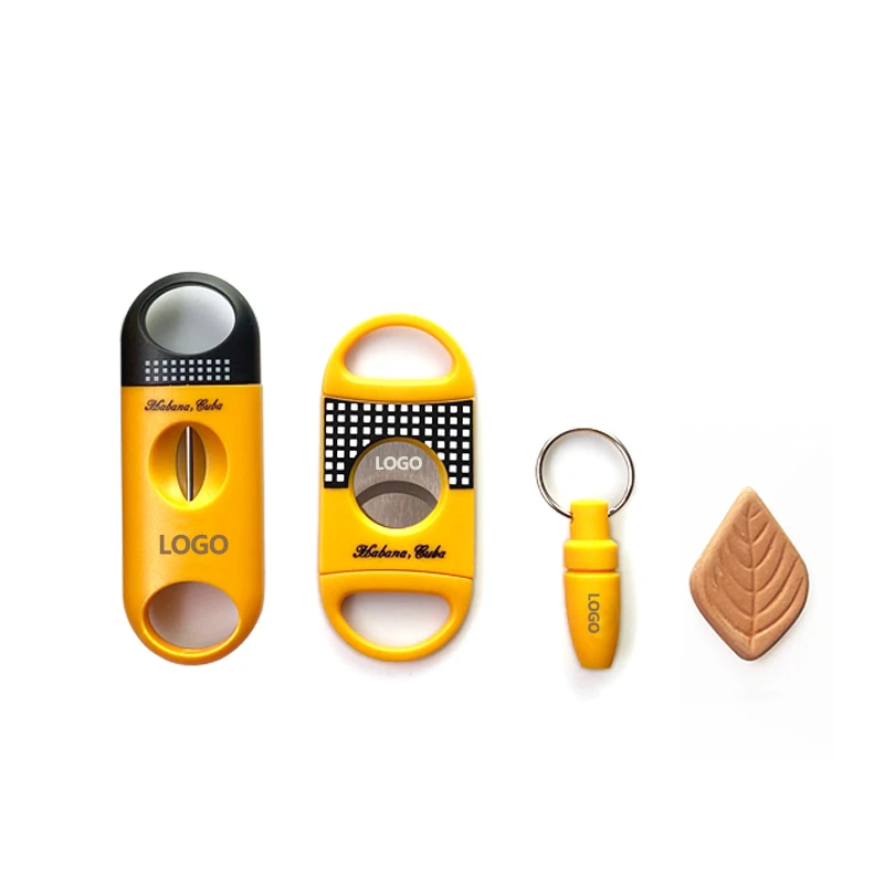 Cigarette Cutter V-cut Sharp Stainless Steel Cigar Guillotine Pocket ...