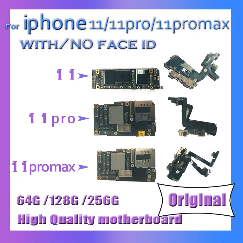 Original-Unlocked-Mainboard-For-iPhone-11-Pro-Max-Full-Working ...