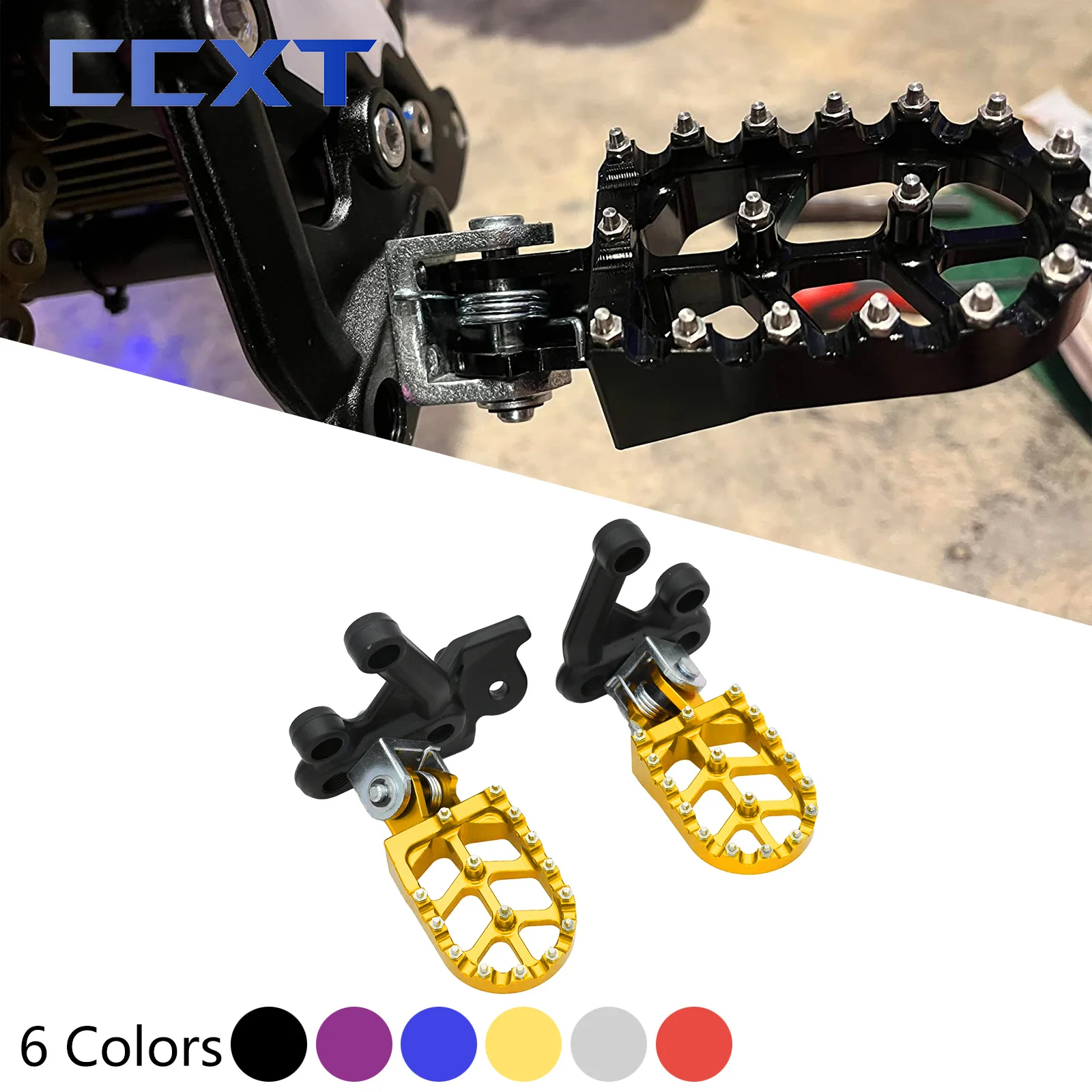 Electric-Bike-CNC-Foot-Pegs-Rest-Footpegs-Foot-Pegs-Bracket-For-Sur-Ron ...