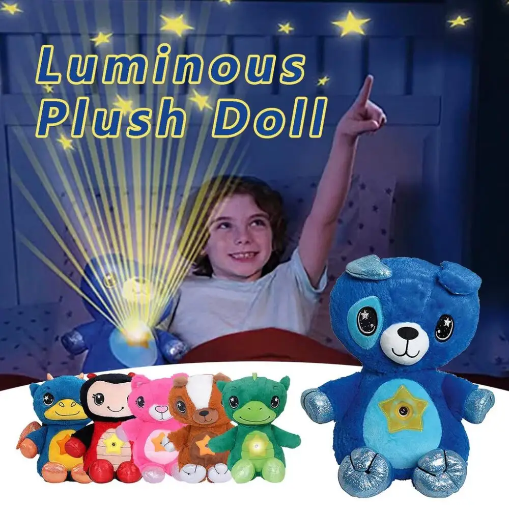 Furry-Bear-Star-Children-s-Bedroom-with-Light-Projector-Take-You-into ...