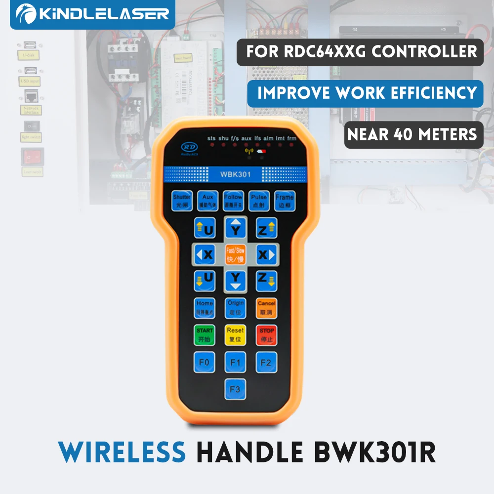 KINDLELASER Ruida Wireless Operating Handle BWK301R BWK301T for ...