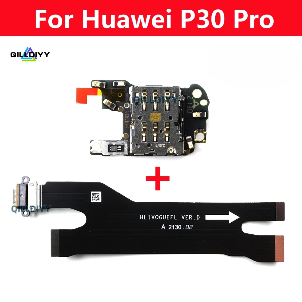 For-Huawei-P30-Pro-P30pro-Microphone-Sim-Card-Tray-Holder-Board-USB-Charging-Dock-Flex-Cable.jpg