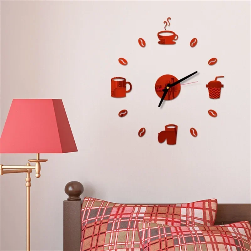 DIY-Large-Wall-Clock-Frameless-Giant-Clocks-Mirror-Sticker-Modern ...