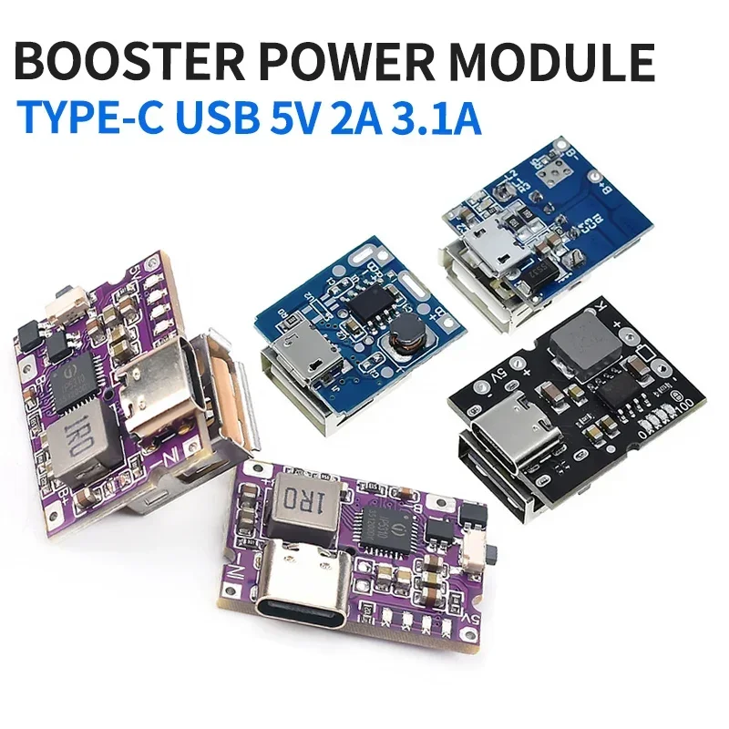 Type-C-Micro-USB-5V-1A-2A-3-1A-Boost-Converter-Step-Up-Power-Module ...