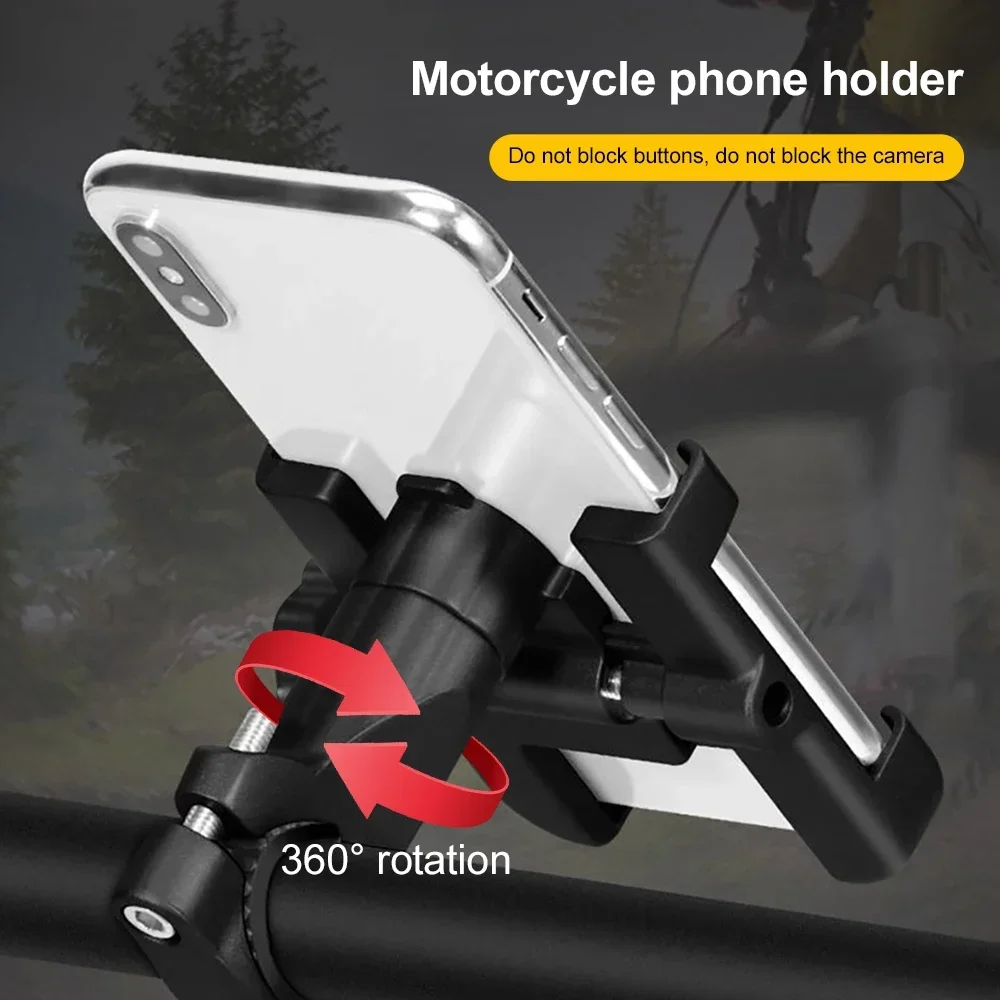 Universal-Aluminum-Alloy-Motorcycle-Bike-Phone-Navigation-Holder-GPS ...