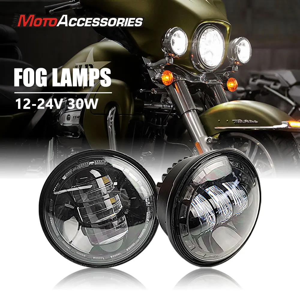 Faro-Led-Universal-para-motocicleta-luces-antiniebla-para-KTM-BMW-Honda ...