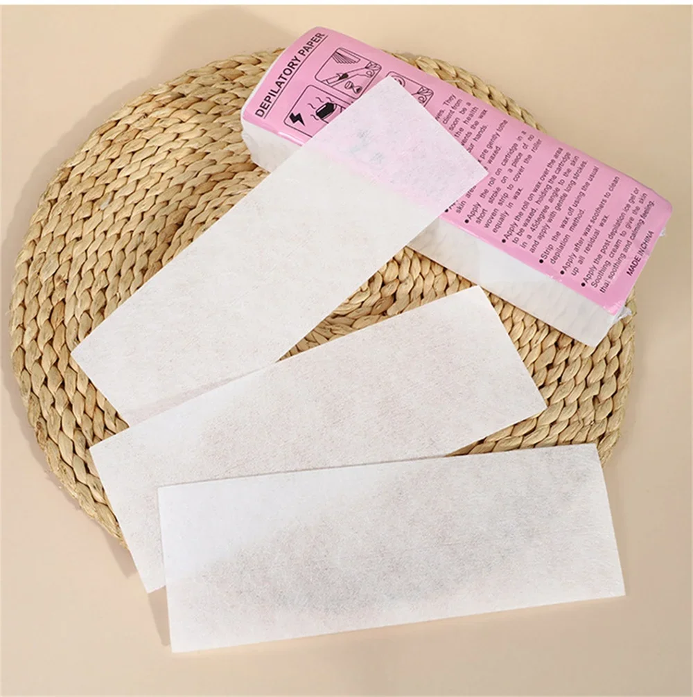 High-Quality-50-100-20PCS-Nonwoven-Body-Cloth-Hair-Remove-Wax-Paper ...