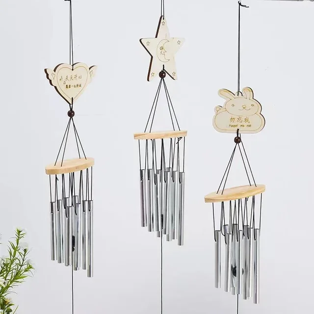 1PCS Outdoor Metal Wind Chimes Yard GardenBell Wind Chime Window Bells ...