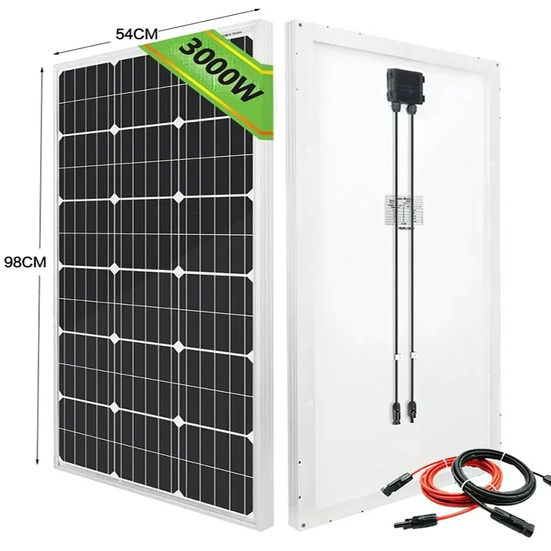1000W-2000W-3000W-Solar-Panels-18V-High-Efficiency-Portable-Power-Bank ...