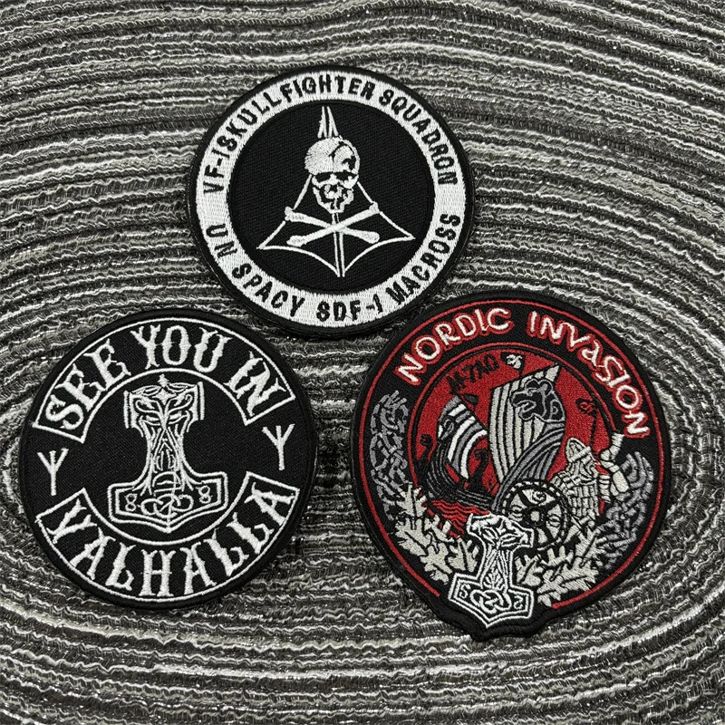 Viking-Tactical-Embroidery-Patches-Hook-Loop-Patch-See-You-in-Valhalla ...