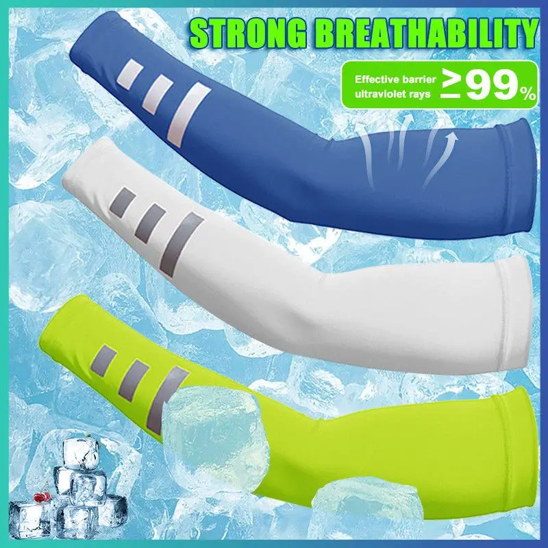 Summer-Outdoor-Sports-Fitness-Sunscreen-Sleeves-Breathable-Quick-drying ...