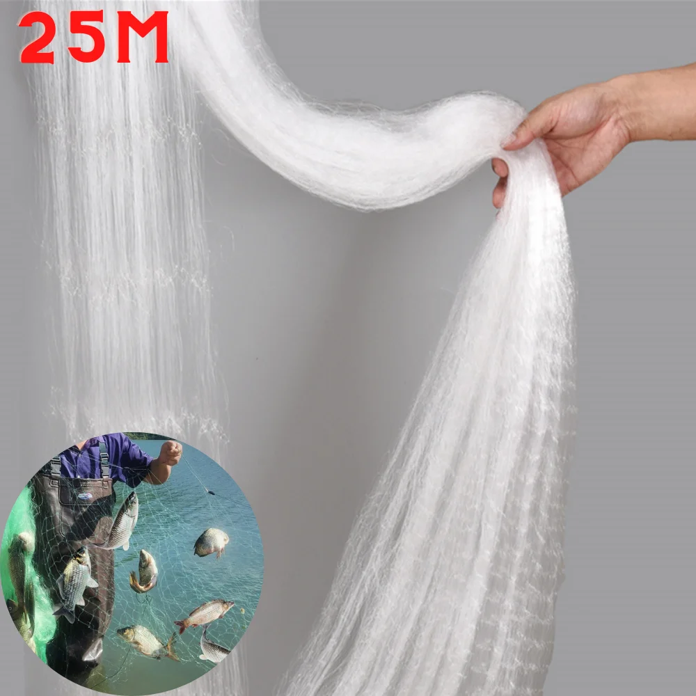 25M-Three-layer-Sinking-Net-Large-Mesh-Gill-Net-Trap-Fishing-Net-With ...