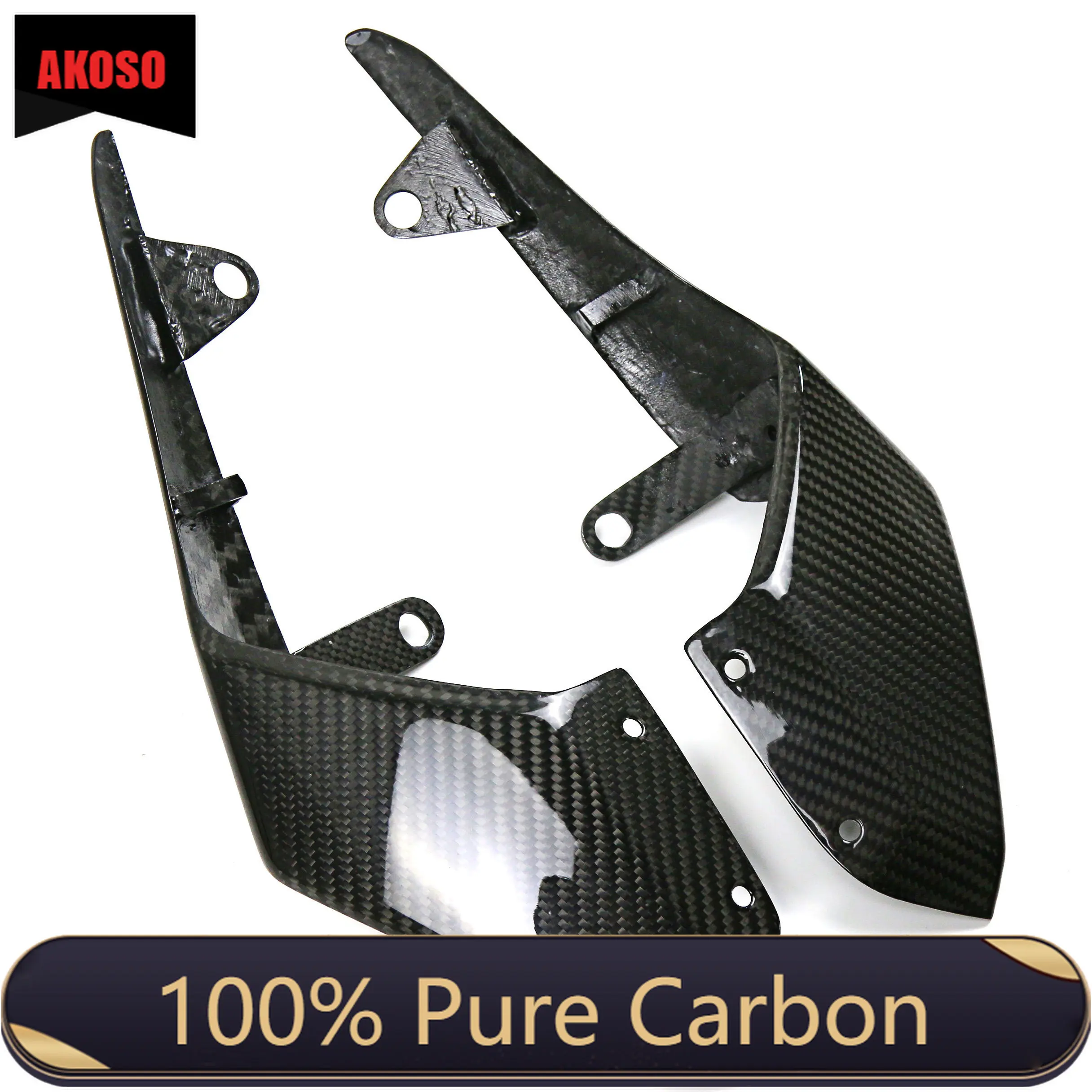 100% Dry Carbon Fiber Motorcycle Modified Fairing Radiator Fairings ...