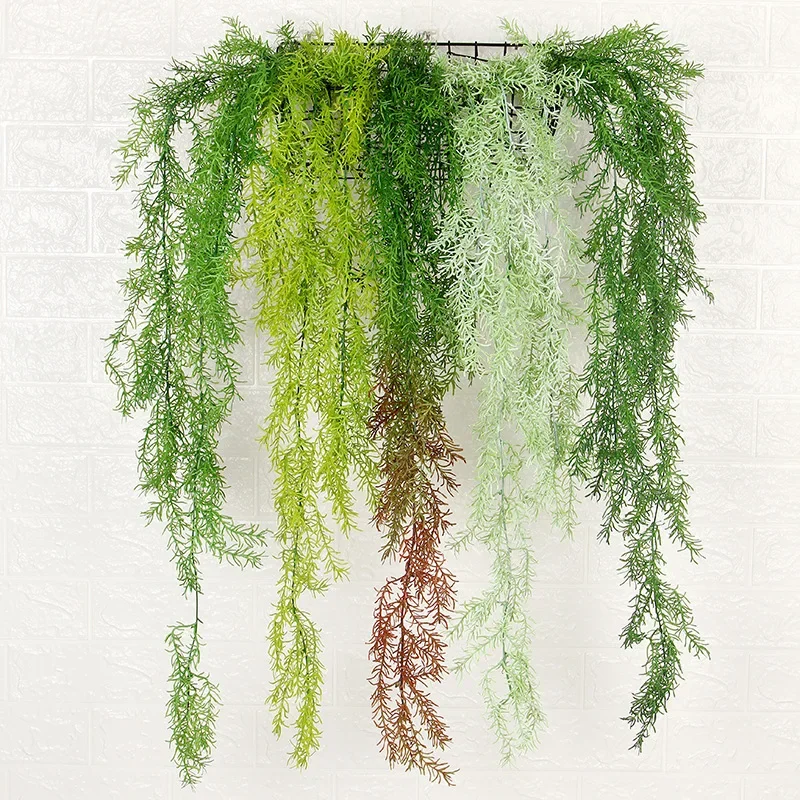 105CM-Pine-Needle-Artificial-Leaf-Wall-Hanging-Flower-Hanging ...