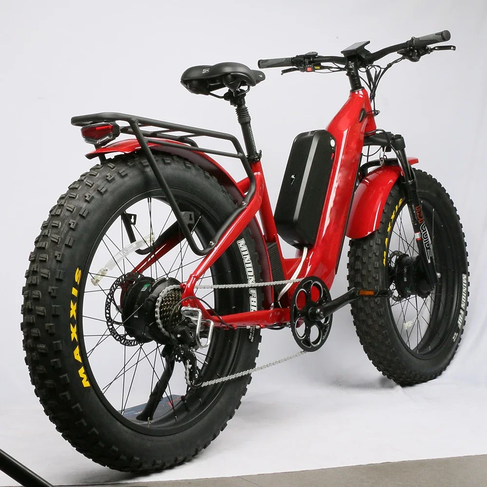 Retro-dual-motor-and-big-battery-electric-cycle-fat-tyre-electric ...
