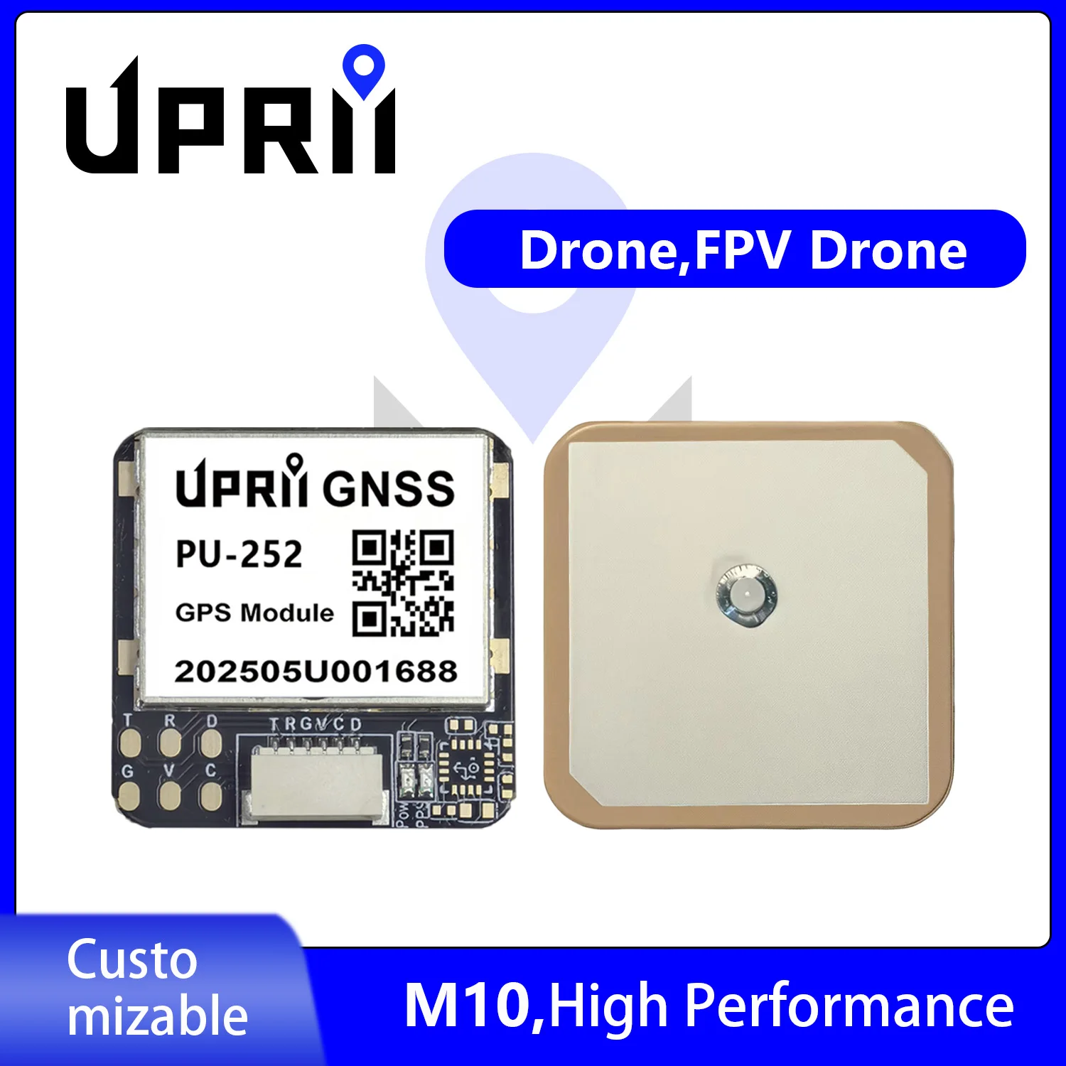 Module GNSS UPRII 10Hz M10 avec boussole Bz251 de remplacement UBX ...