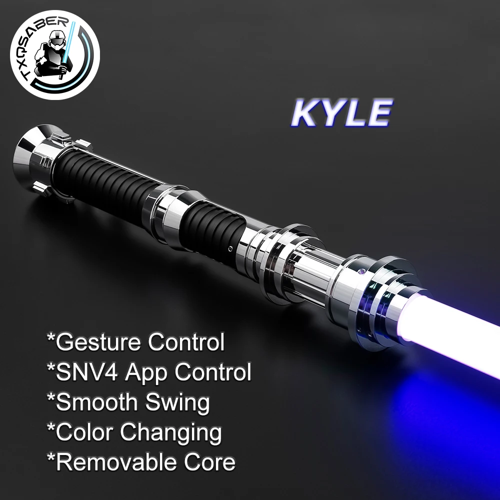 TXQSABER Lightsaber Neo Pixel SNV4 Proffie Smooth Swing Metal Handle ...