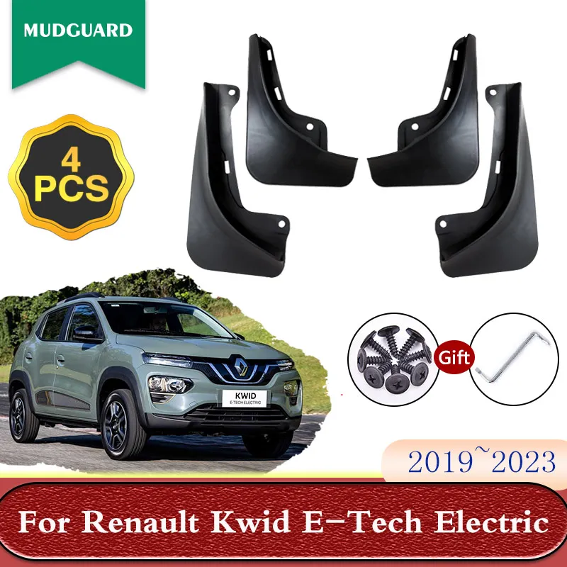 For Renault Kwid E-tech Electric City K-ze Dacia Spring Mudguards 2019 ...