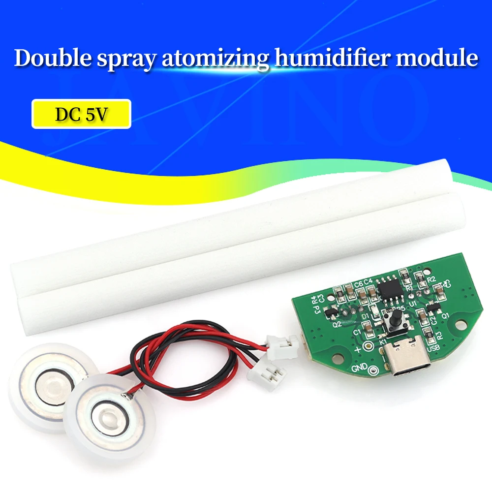 TYPE-C USB Mini Humidifier DIY Kits Mist Maker and Driver Circuit Board ...