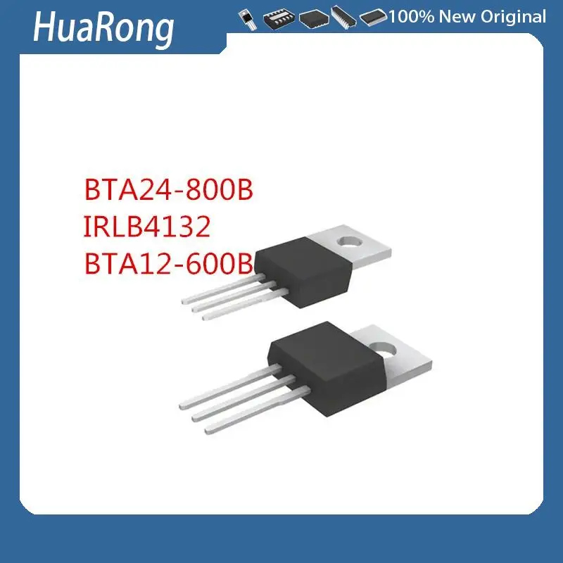 50 ชิ้น/ล็อต BTA24-800B BTA24-800 BTA24 IRLB4132 IRLB4132PBF 30V 78A ...