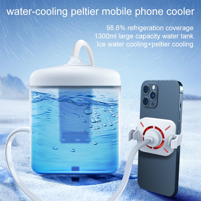 NEW-S2-Water-cooled-radiator-Mobile-Phone-cooler-Silent-Magnetic ...