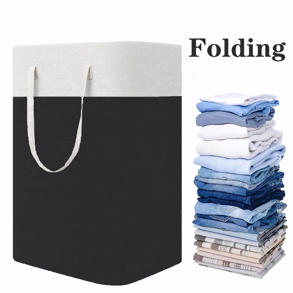 75L-Large-Capacity-Laundry-Hampers-Folding-Clothes-Storage-Hampers ...