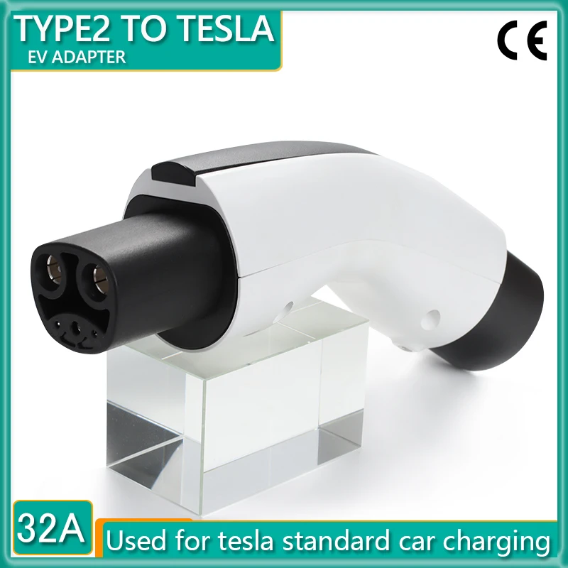 EV-Adaptor-Type2-To-Tesla-Plug-EV-Adapter-32A-7KW-AC-Electric-Cars ...
