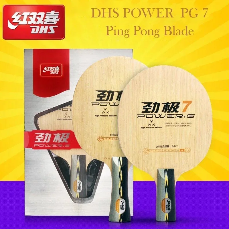 Genuine-DHS-Power-G-7-PG7-Table-Tennis-Blade-7-Pure-Wood-Offensive-Good ...