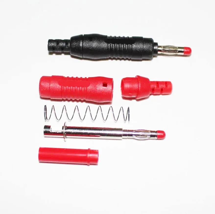 1pcs Ni Plated Retractable 4mm Banana Plug Soldering Type Connection ...