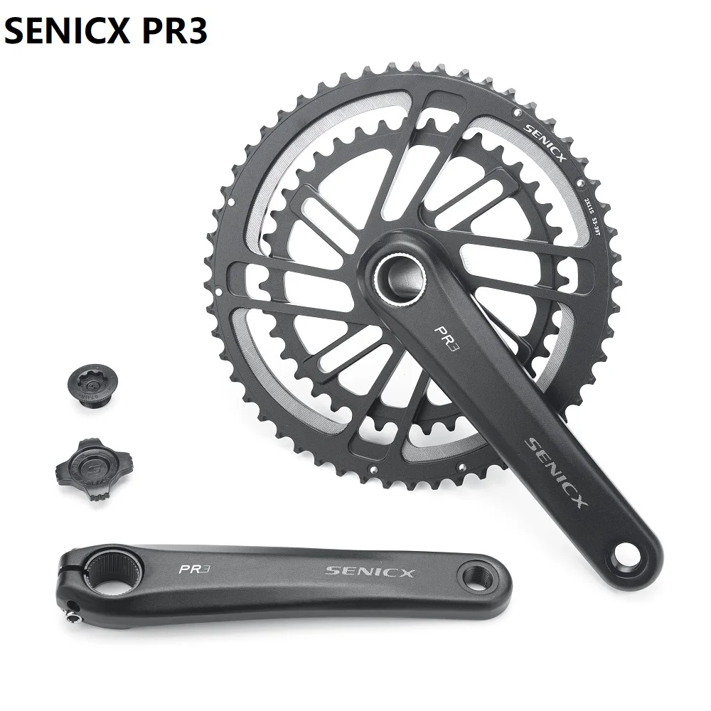 SENICX Road Bike PR3 Crankset 165 170 175mm 46-30T 50-34T 52-36T 53-39T ...