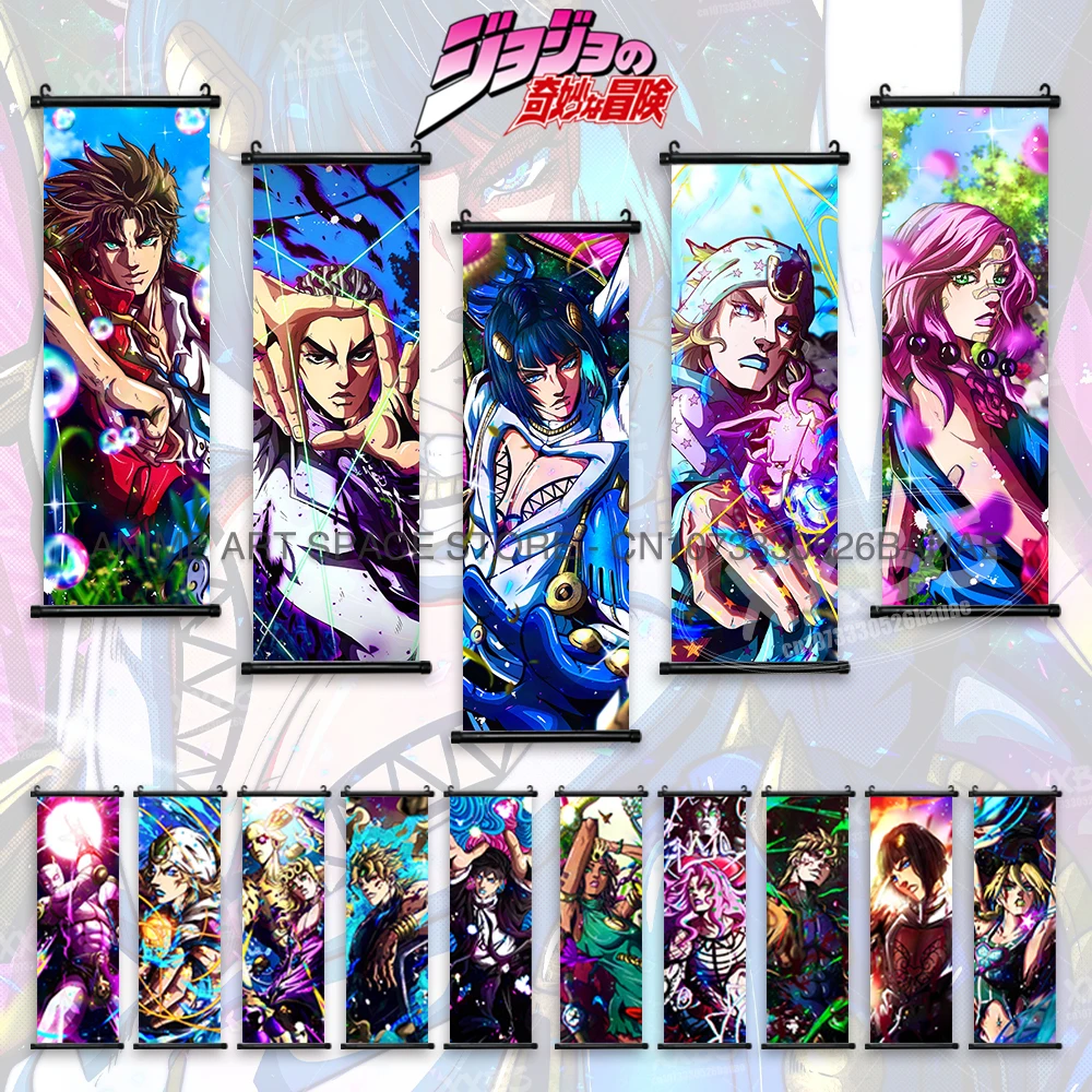 JoJo's Bizarre Adventure Hanging PaintingJodio Joestar Wall Art Anime ...