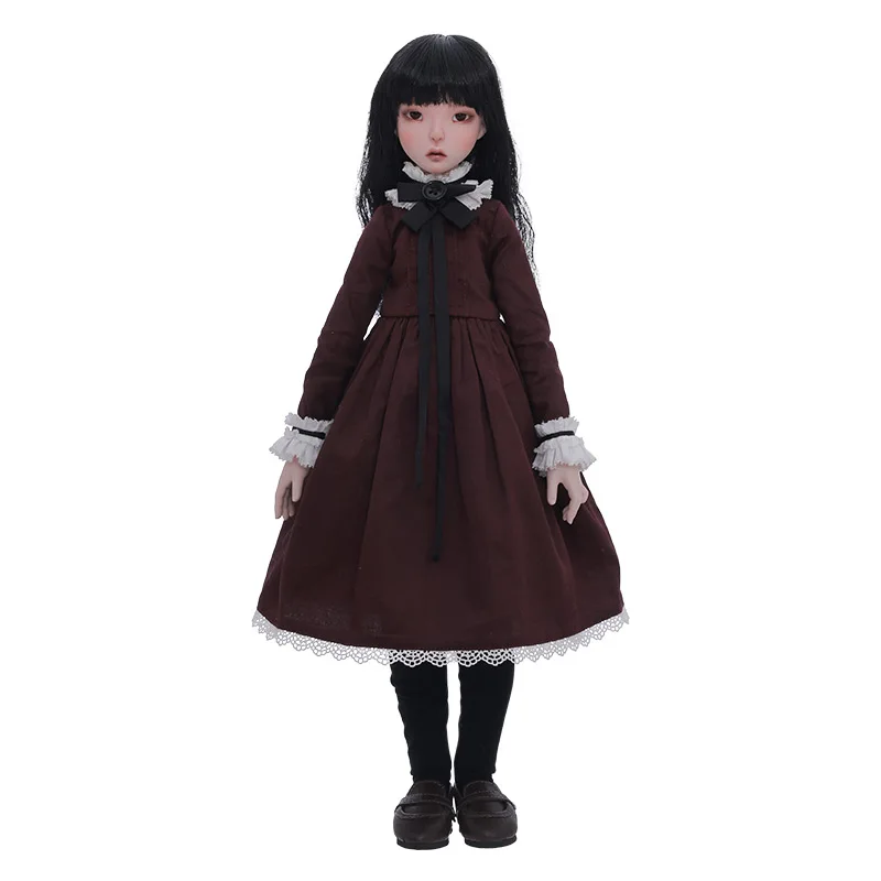 New Design BJD Edda Doll 1/4 Roze Body Red Vintage Dress Elegant And ...