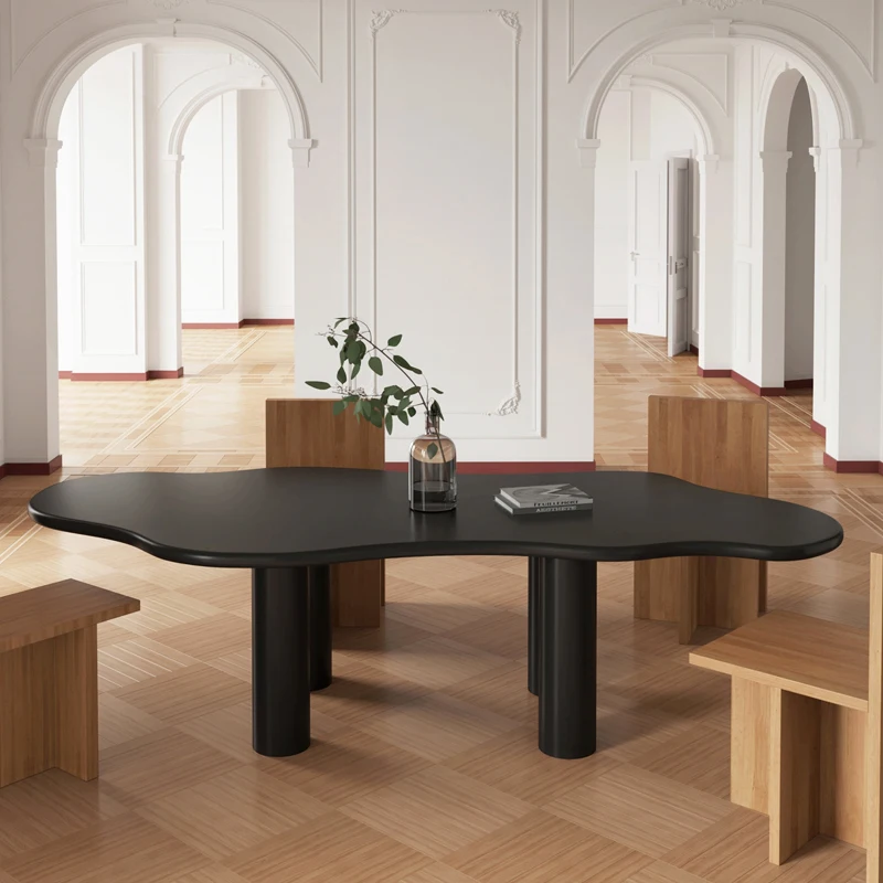 Creative-design-of-simple-dining-table-desk-irregular-office-and ...