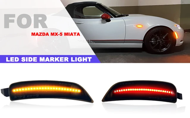 LED Fender Marker Lights For Mazda MX-5 LED Side Marker Lights For ...